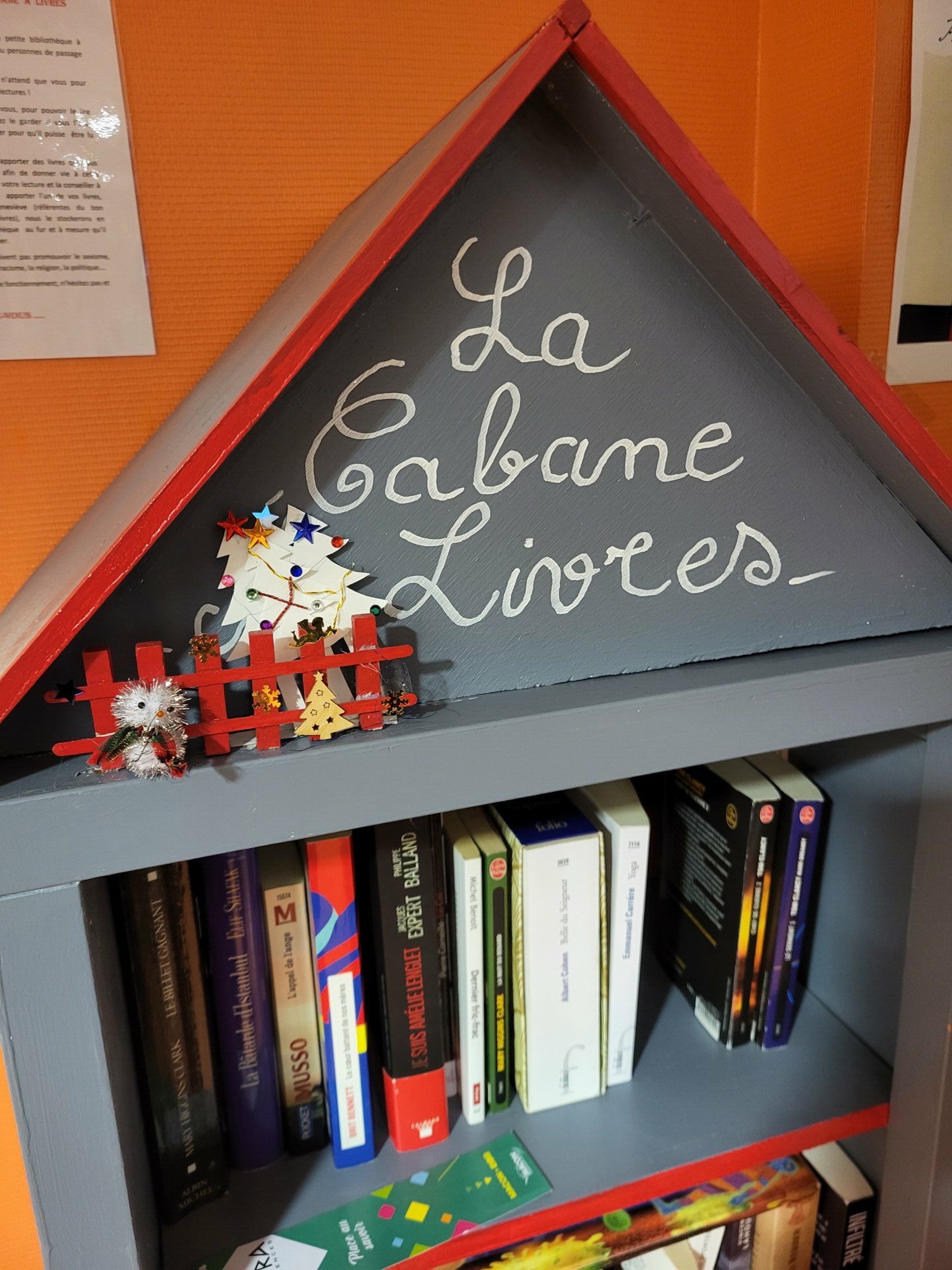 La Cabane à livres du CATTP a 1 an – Centre Hospitalier de Mâcon